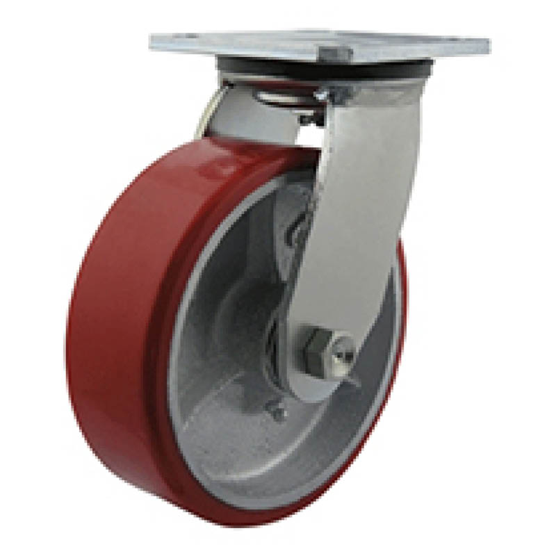 Richmond plate castors - 250kg load capacity - swivel/brake