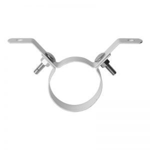 Abey stand off clips - for PVC pipe - powder coated white