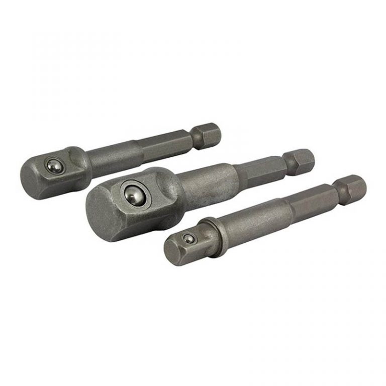 Alpha socket extension adapter set - 3 piece - square drive