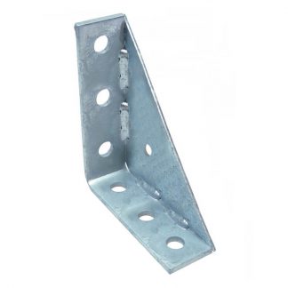 Angle brackets - 90 degree fittings - 7 holes - braced