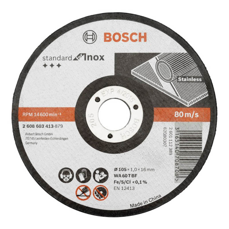 Coarse Cutting Wheel Bosch Hard Metal Cutting Disc 4.53 Inch - Coarse ...