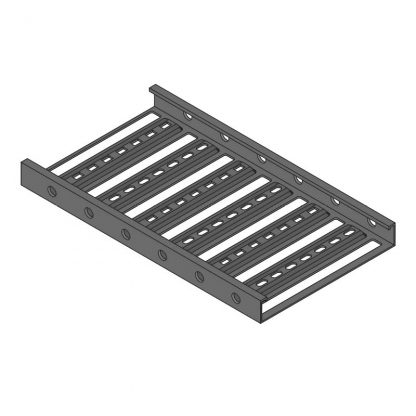 Ladder cable trays - EzyTray cable tray with ladder rungs