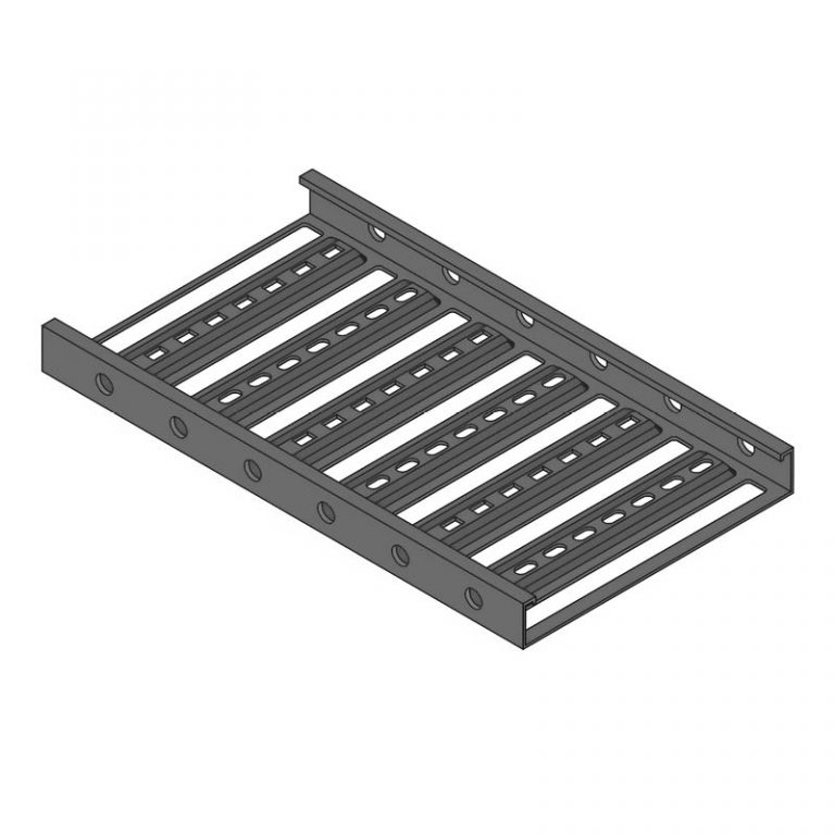 Ladder cable trays - EzyTray cable tray with ladder rungs