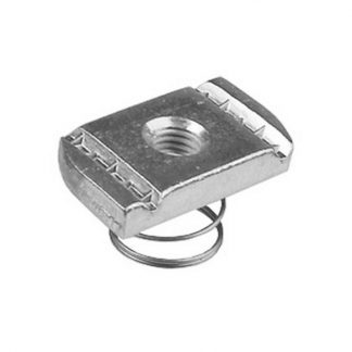 Short spring channel nuts - strut nuts for 41x22 channel