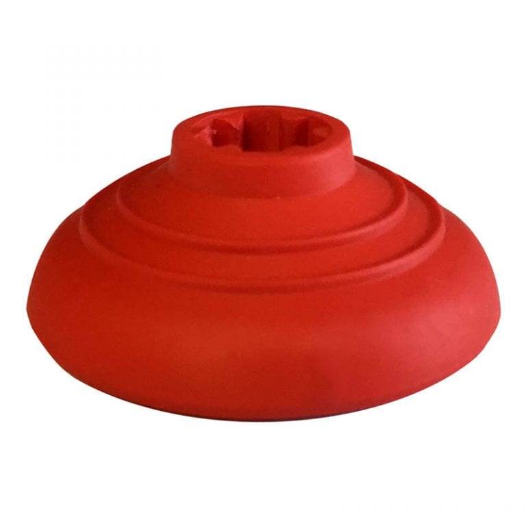 Dome washers - with fluted collar - for roofing screws