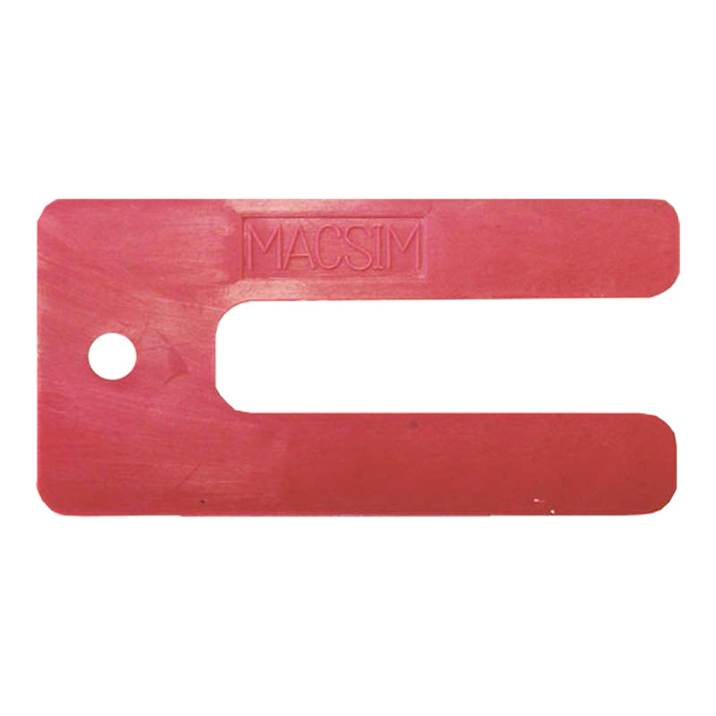 Horseshoe packers - rectangle window - fire resistant aluminium