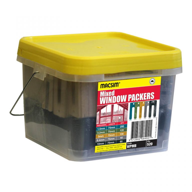 Macsim horseshoe packers - rectangle window - mixed bucket