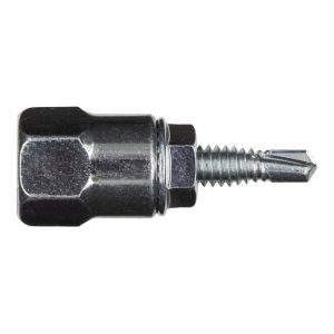 Vertical threaded rod hangers - for metal