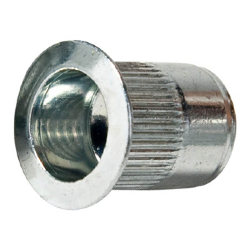 Rivnuts - threaded inserts - splined - thin wide flange