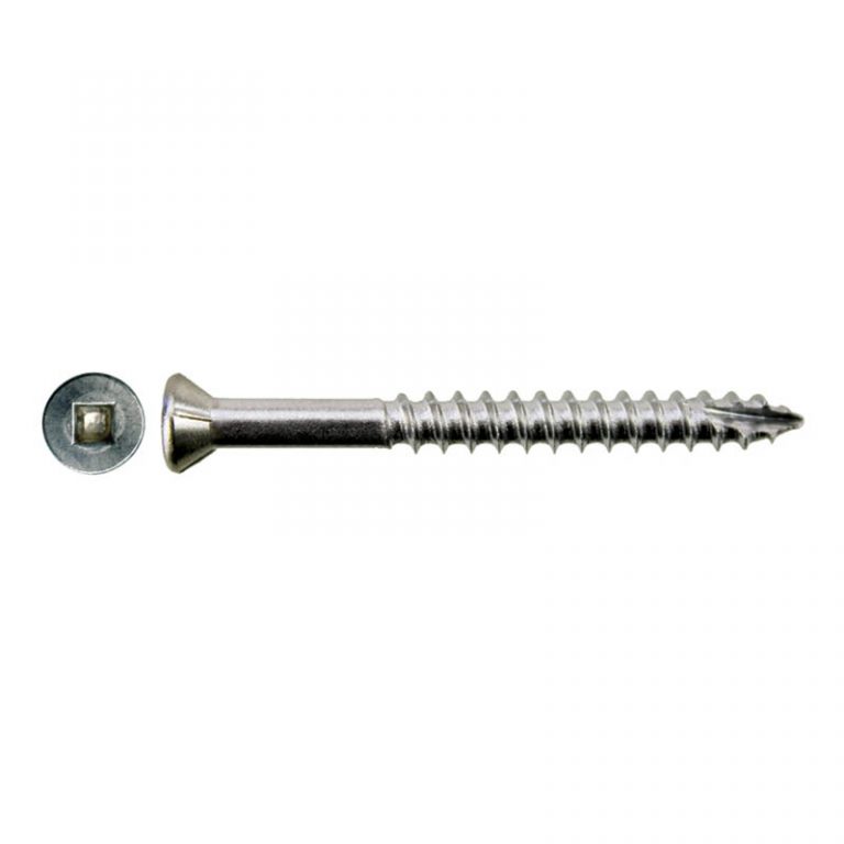 Self drilling screws for timber - square drive countersunk rib head ...