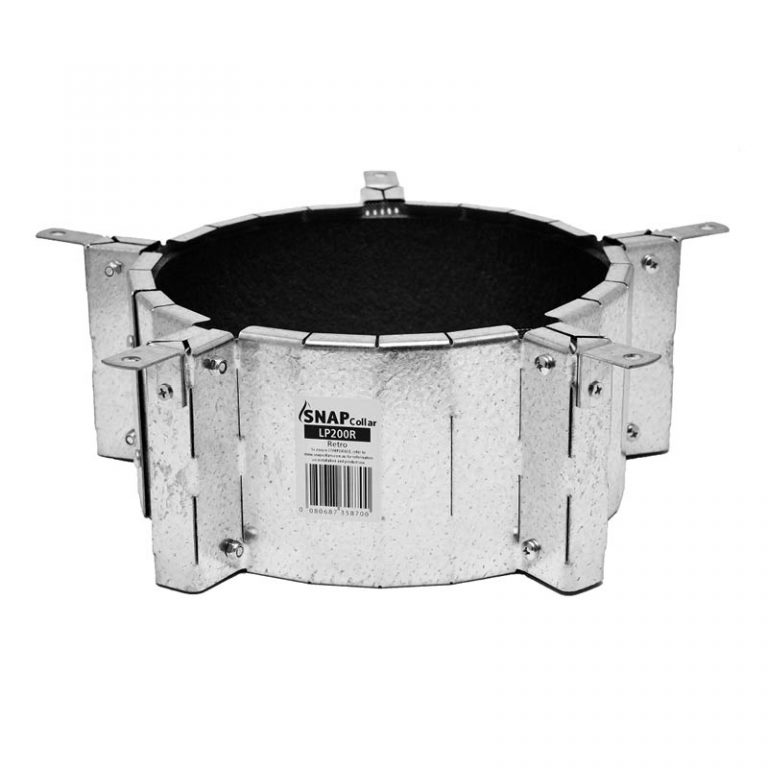 Snap LP100R - low profile retrofit fire collars - Snap fire rated collars