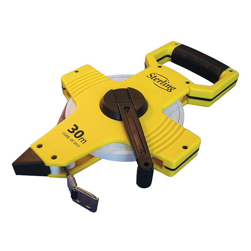 Sterling long fibreglass tape - 30m - suitable for surveying