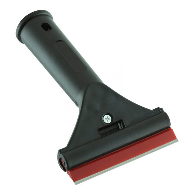 Sterling plastic window scraper - with a plastic cap for safety