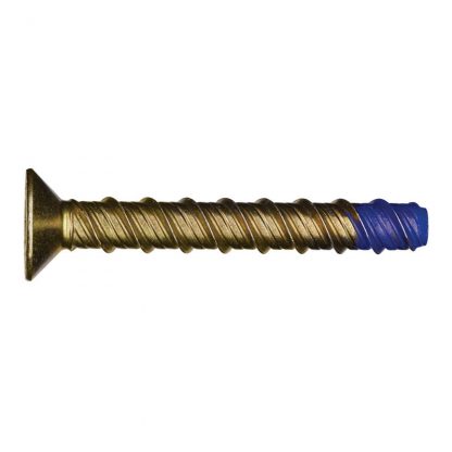 Dewalt Blue-Tip screw bolt anchors - countersunk head
