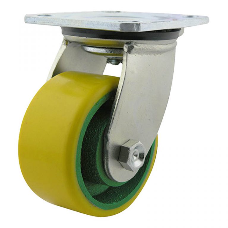 Richmond plate castors - pu - 500kg load capacity - swivel
