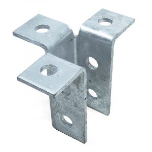 Angle brackets - wing shape fittings - 9 holes