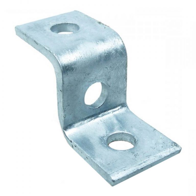Angle brackets - 90 degree fittings - 7 holes - braced