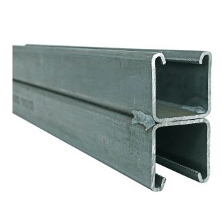 Channel - unslotted - 41x82mm - back to back