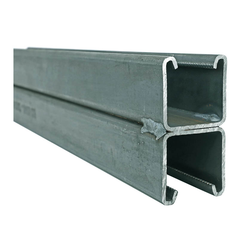 Channel - unslotted - 41x82mm - back to back