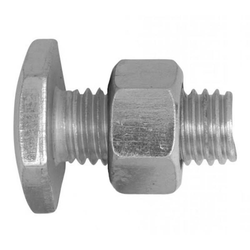 Purlin bolts - hex flange head - with flange nuts - assembly