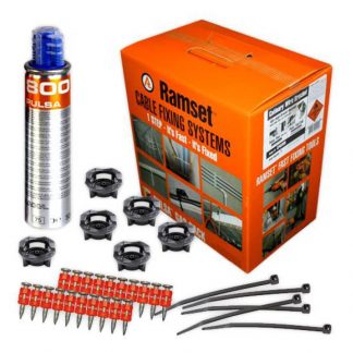 Ramset DataLec clip contractor pack - with ties, pins & fuel
