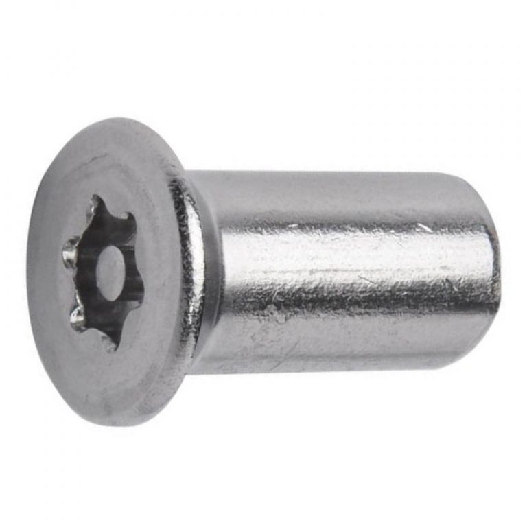 Security barrel nuts - post torx countersunk head