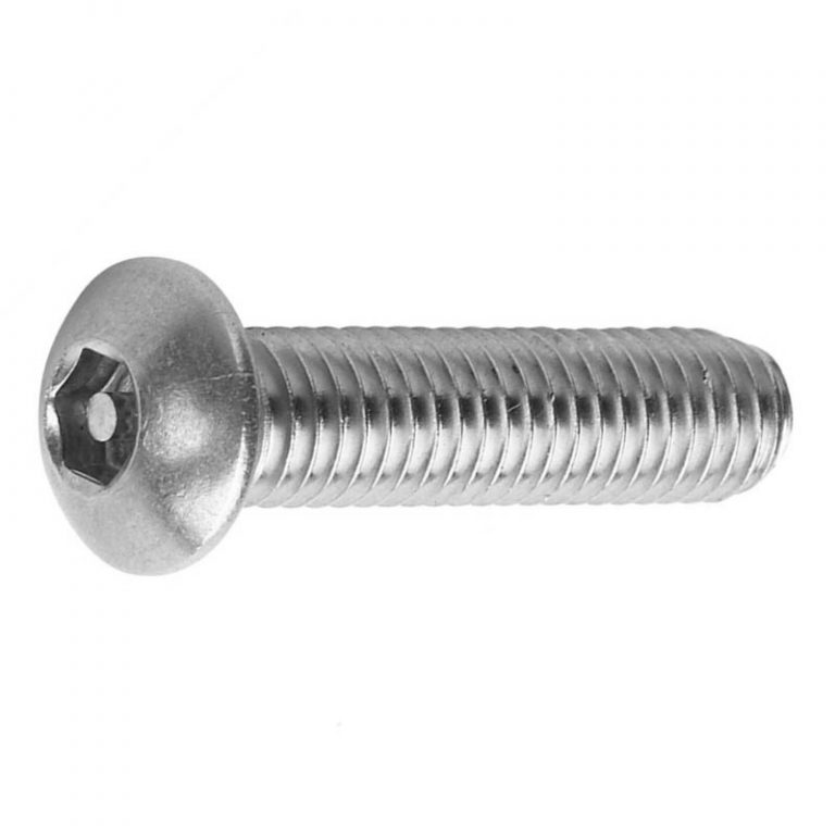 Security socket screws - button head with post pentagon socket