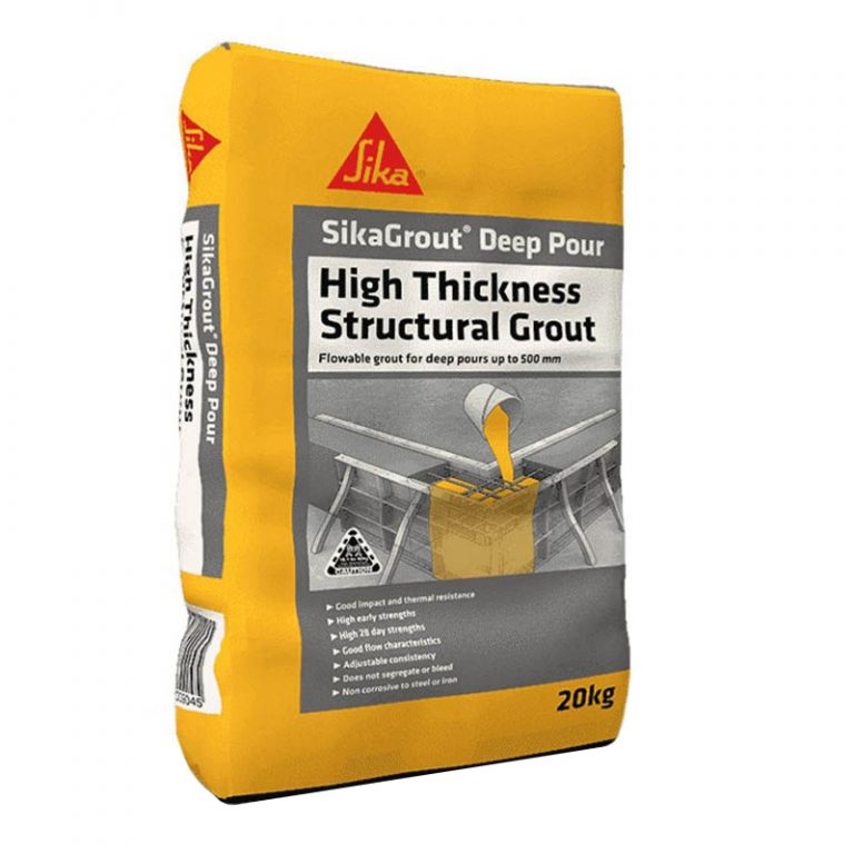 SikaGrout HP high thickness structural grout - deep pour