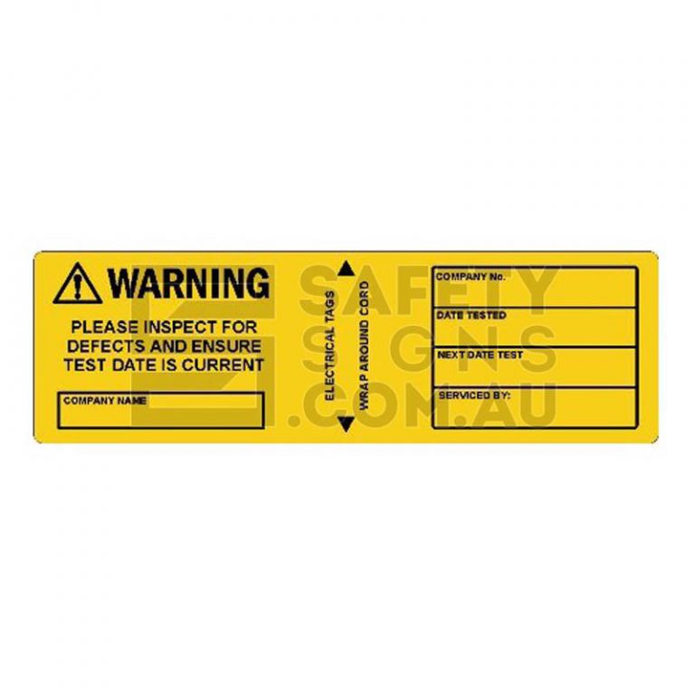 Warning tags