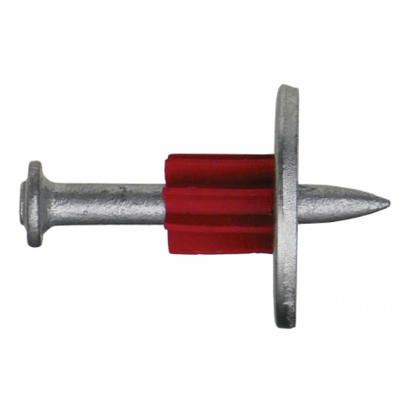 Drive pins - with washer assembly - for concrete & steel
