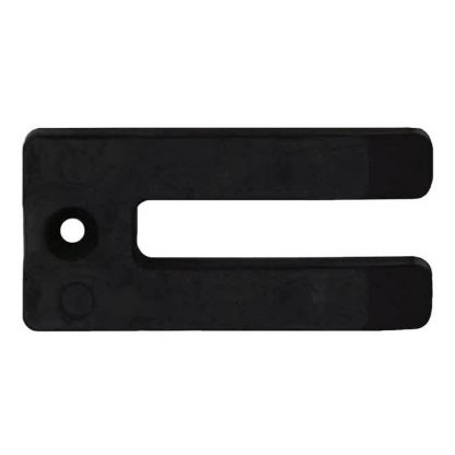 Horseshoe packers - rectangle window - fire resistant aluminium