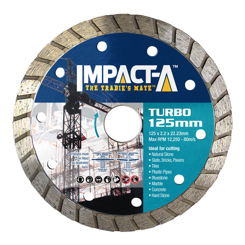 Impact-A diamond blades - turbo rim