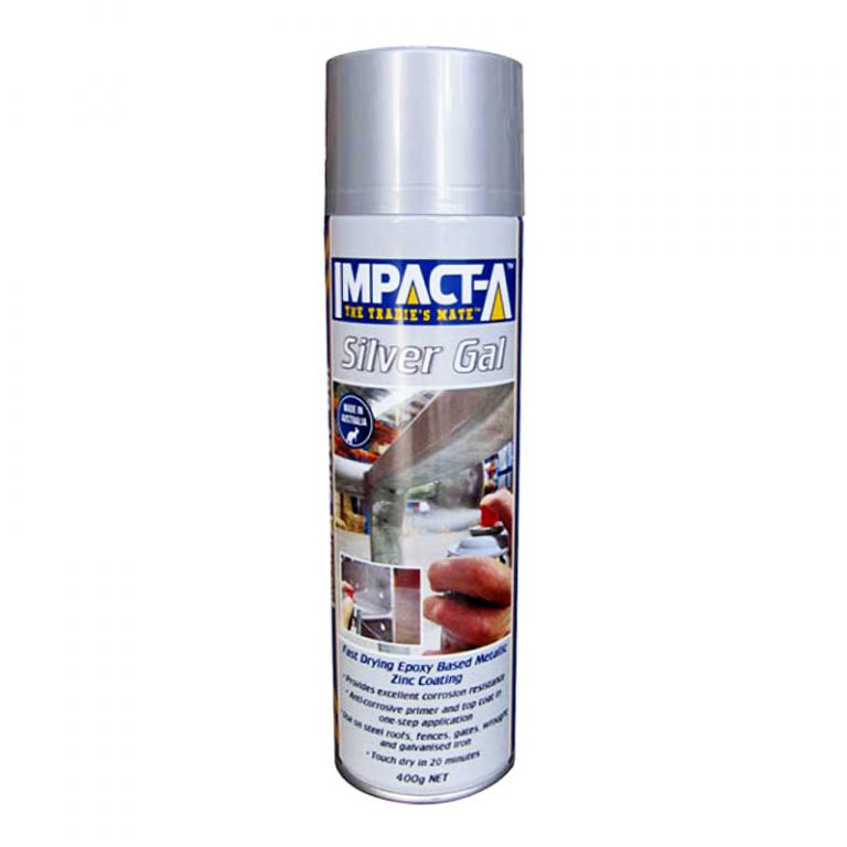 Impact-A silver gal - anti corrosion spray paint - 400g