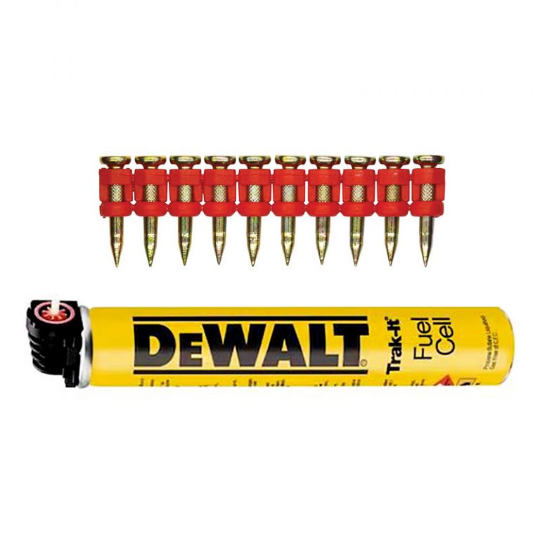 Dewalt Trak-It C5 pins - with fuel cells - for hard concrete
