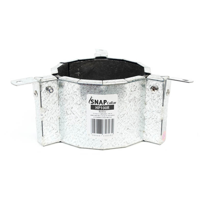 Snap HP100R - high profile retrofit fire collars - Snap fire rated collars