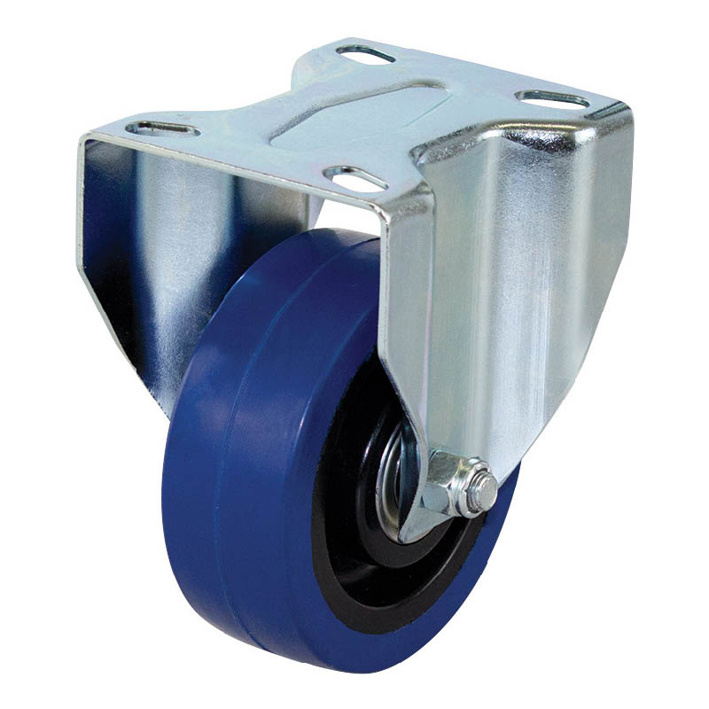 Richmond 150kg rigid castors - 150kg load capacity - rigid plate