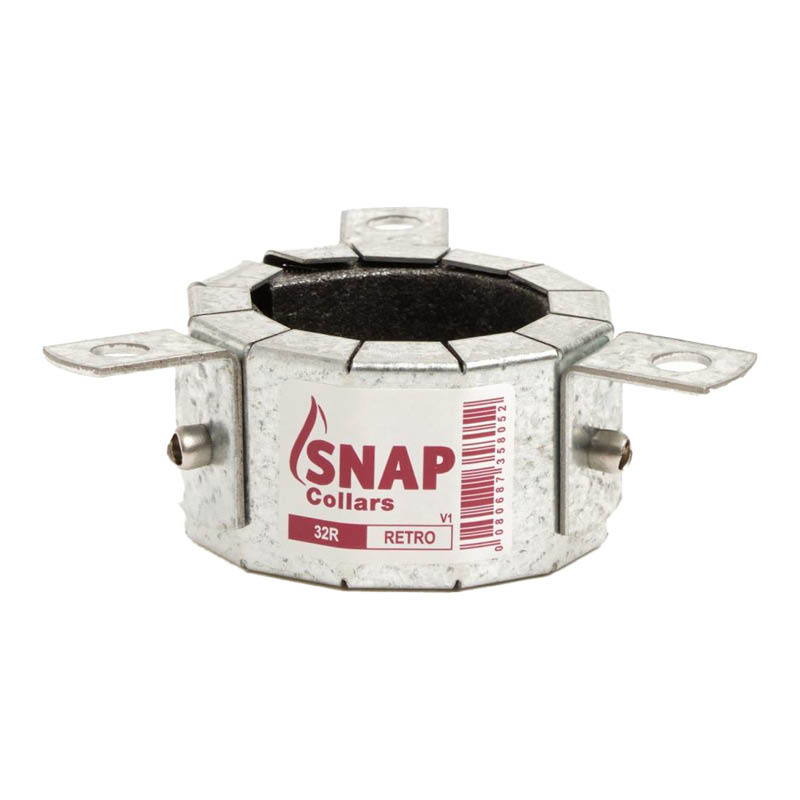 Snap 32R - retrofit fire collars - Snap smoke and fire rated collars