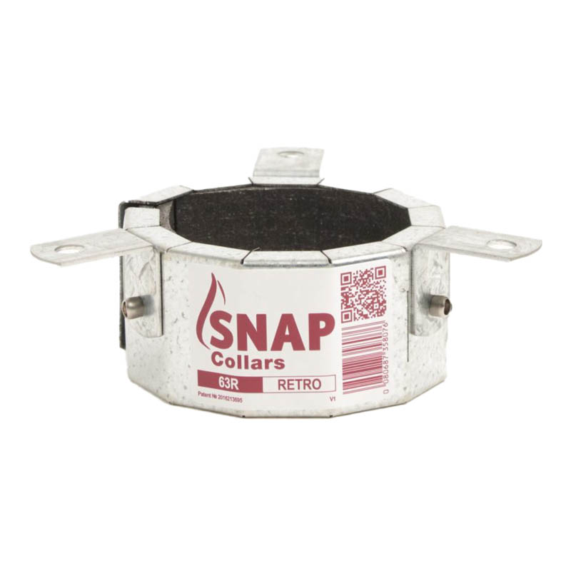 Snap 63R - retrofit fire collars - Snap smoke and fire rated collars