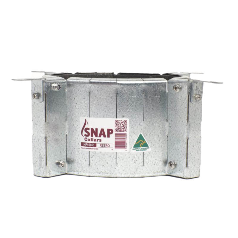 Snap HP150R - high profile retrofit fire collars - Snap fire rated collars